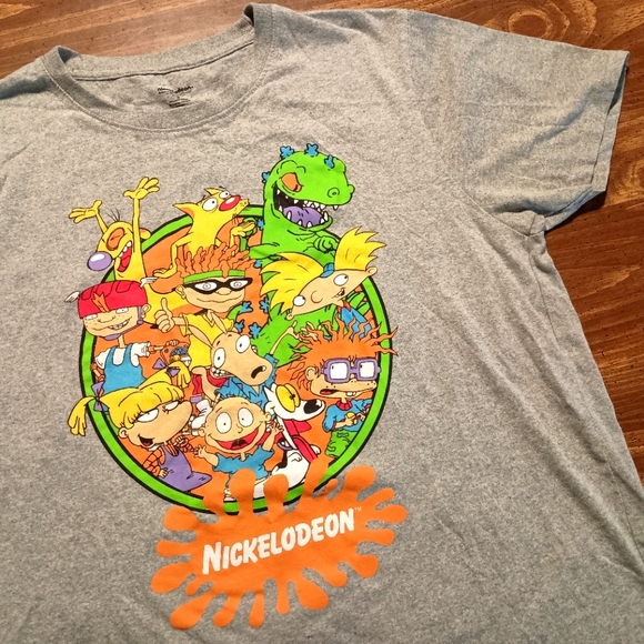 Nickelodeon | Shirts | Nicktoons Tshirt Xl Nickelodeon Rugrats Rocko ...